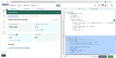 Peakelement Binarysearch Codingchallenge Nivesh Varun M