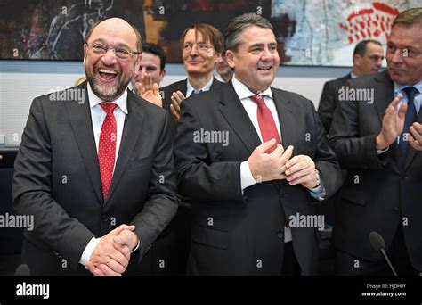 Berlin Germany 25th Jan 2017 Martin Schulz Spd L R Spd Chairman