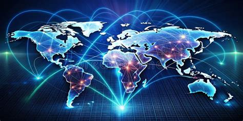 Global Data Flow Visualization A Stunning Representation Of Interconnected Networks And Global