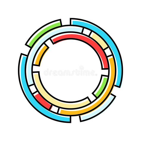 Genome Map Genetic Engineering Color Icon Vector Illustration Stock Vector Illustration Of