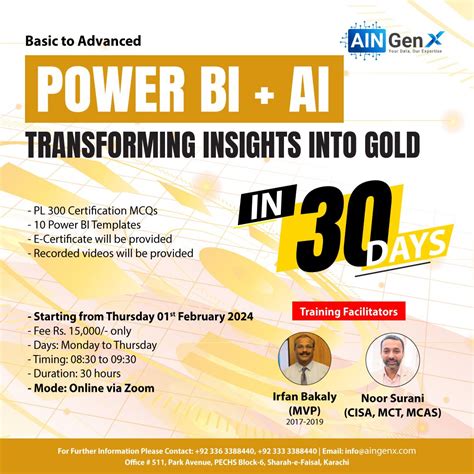 🔥introducing Our Upcoming Training Program Power Bi Ai Unlock The