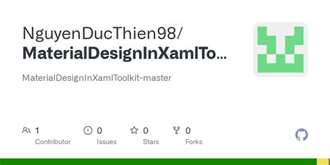Github Nguyenducthien Materialdesigninxamltoolkit Master Materialdesigninxamltoolkit Master
