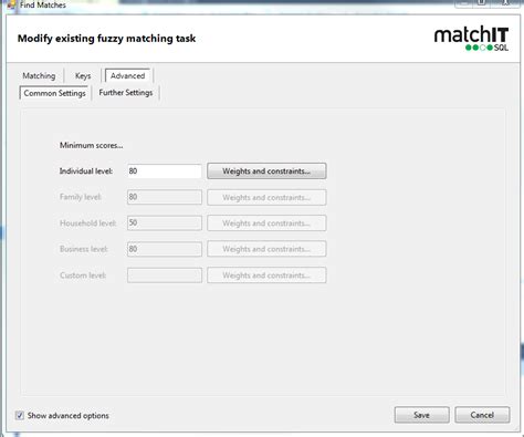 Msql Ssis Tutorial Find Matches Findoverlap More In Depth Weights And Constraints