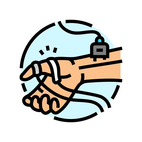 Emg Procedure Neurologist Color Icon Vector Illustration 32516865