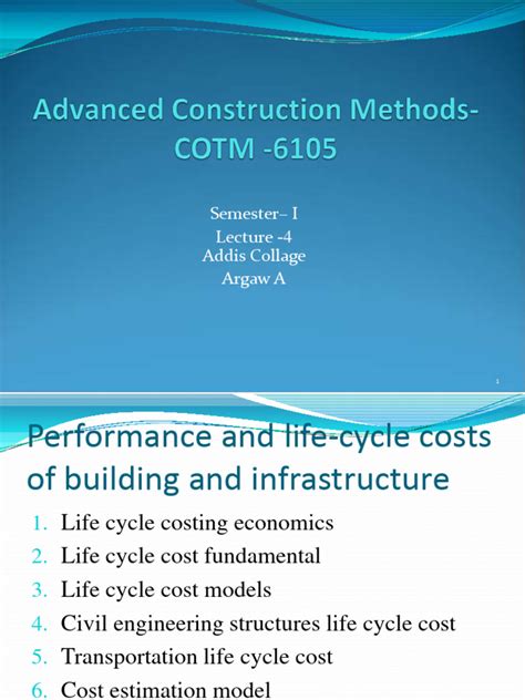 4advanced Const Method Addis Collage Lecture 4 Mar 3 Download Free
