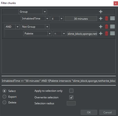 Filter Non Natural Blocks · Issue 354 · Querz Mcaselector · Github