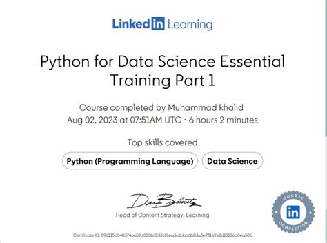 Muhammad Khalid On Linkedin Python Data Science Essential