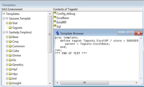 get started with sas tagsets excelxp jiangtang hu 胡江堂