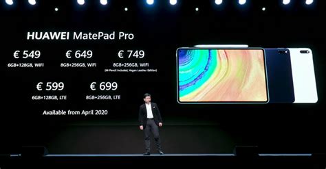 Huawei Unveils The Matepad Pro Tablet And Revamped Matebook Laptop Lineup