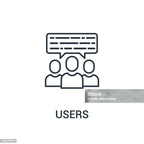 광고 컬렉션에서 사용자 아이콘 벡터 얇은 라인 사용자 개요 아이콘 벡터 일러스트 레이 션 웹 및 모바일 앱 로고 인쇄 미디어에 사용할 선형 기호입니다 경영자에 대한 스톡
