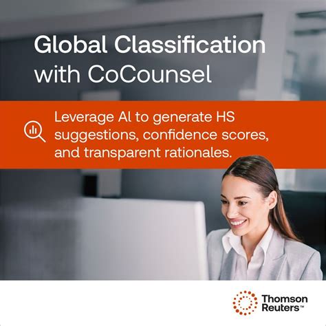 Onesource Global Classification With Cocounsel Ai Powered