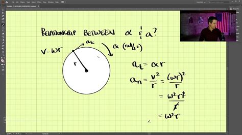 Dynamics Chapter 16 3 Of 6 Relationship Between Angular Acceleration And Acceleration Youtube