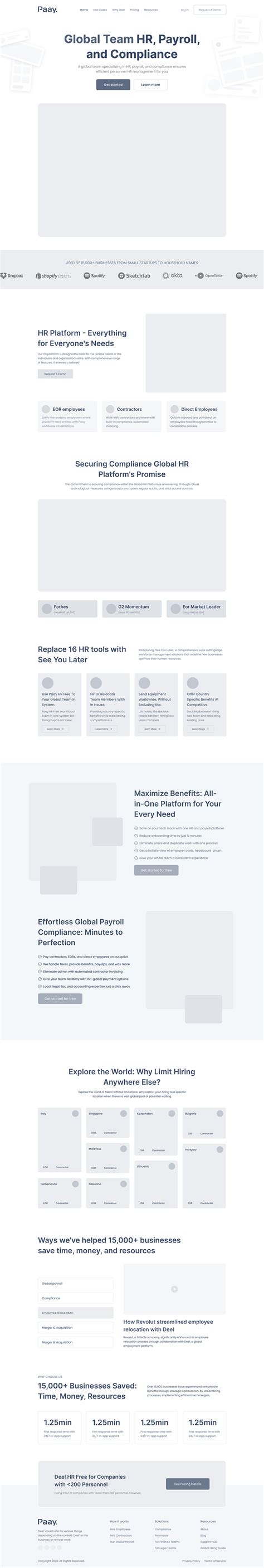 Saas Landing Page UI UX Design On Behance Saas Landing Page UI UX Design On Behance