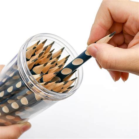 佳美儿童铅笔幼儿园hb木质书写铅笔36支三角杆洞洞铅笔矫正握姿 虎窝淘