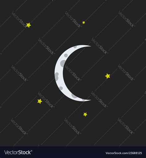 Moon Royalty Free Vector Image Vectorstock