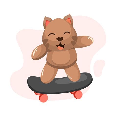 귀여운 고양이 그림 프리미엄 벡터