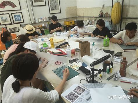 第八期传统染色高研班灰缬图案设计及刻板练习中 知乎