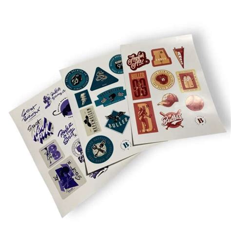 Plancha De Stickers Personalizados Pack 18 36 O 72 Rotularte