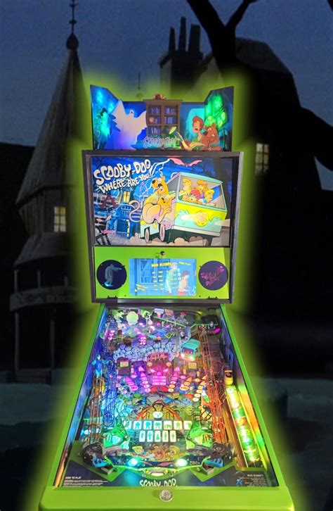 Spooky Pinball Scooby Doo Interactive Topper Classic Game Rooms
