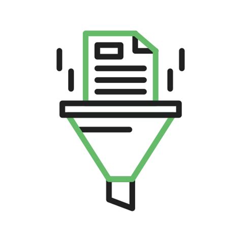Data Filtering System Generic Color Outline Icon