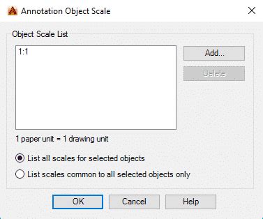 Understanding Annotation Scale Of AutoCAD