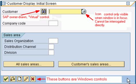 Match Rules For Sap Gui Controls