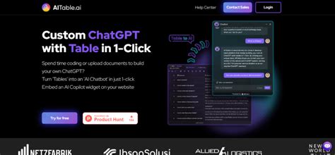 Ai Table Ai Ai Agents And Custom Chatgpt And Customer Support