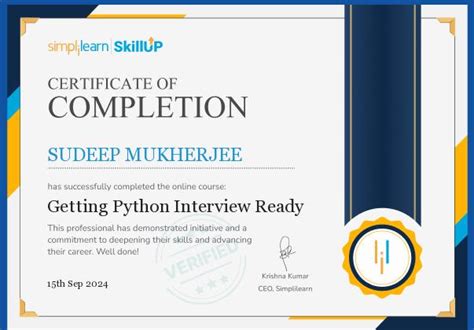 Sudeep Mukherjee Has Successfully Completed The Online Course Getting