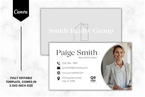 Business Card Template Realtor 2 Graphic By Sundiva Design · Creative