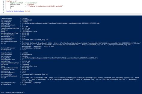 How To Restore A Sql Server Database Using Dbatools Restore Dbadatabase Sql Server Consulting