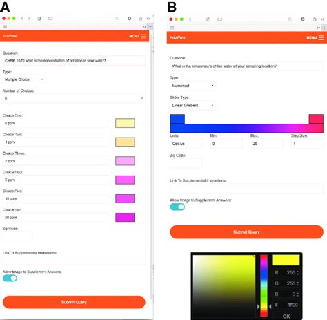 A Creating A Multiple Choice Query With 3 Discrete Answers That Each Download Scientific
