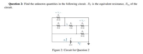 solved question 2 find the unknown quantities in the