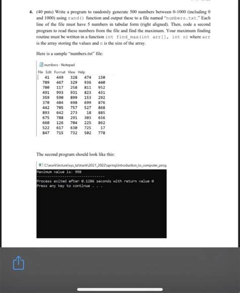 Solved 1 20 Pnts We Have An Int Array B Of Size 4 In Main