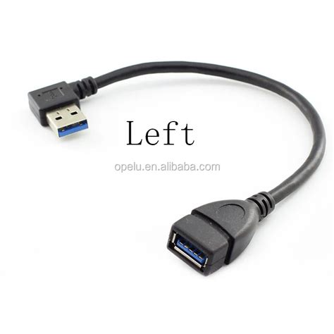 Degree Right Angle Usb Male To Female Adapter Extension Usb Cable Buy Usb Cable Usb