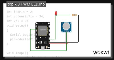 Topik 3 Pwm O Wokwi Esp32 Stm32 Arduino Simulator Topik 3 Pwm O Wokwi Esp32 Stm32 Arduino Simulator