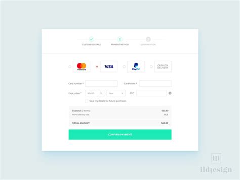 Checkout Ui Design By Ildiko Gaspar On Dribbble