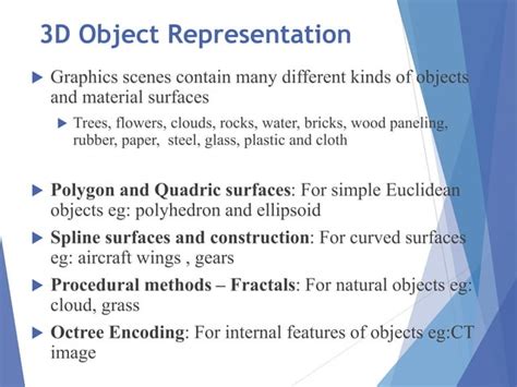 3d Graphics Computer Graphics Fundamentals Pptx 3 D Graphics