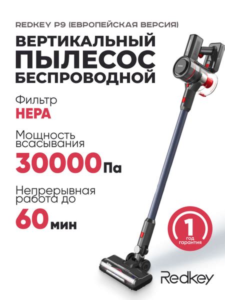 Пылесос беспроводной вертикальный Redkey P9 (Европейская версия ...