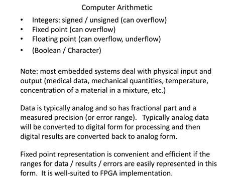 PPT Computer Arithmetic PowerPoint Presentation Free Download ID