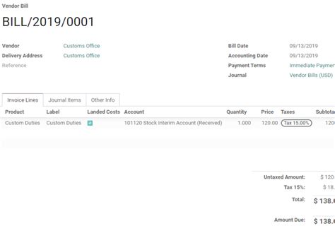 Penerapan Biaya Tambahan Pada Product Cost Odoo Erp Pt Proweb Indonesia