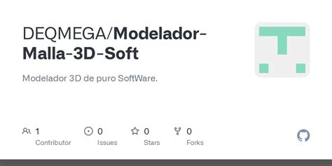 github deqmega modelador malla 3d soft modelador 3d de puro software