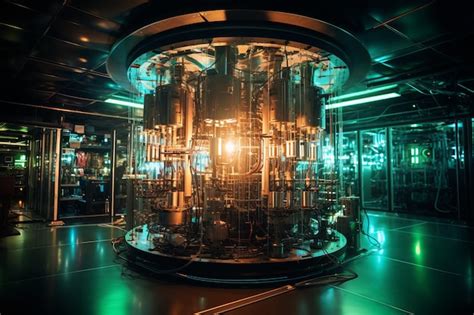 premium ai image quantum computing laboratory generative ai