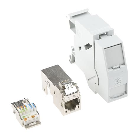 Weidmuller 8 Pole Idc Rj45 Connector Interface Module Din Rail Mount
