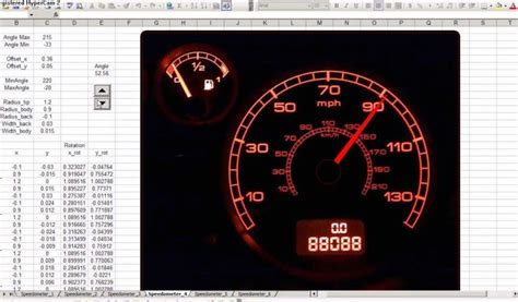 Excel Speedometer Template Download Speedometer Chart In Excel 2010