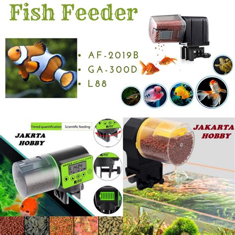 Jual Smart Feeder Alat Pemberi Makan Otomatis Ikan Kura Kura Automatic Food Shopee Indonesia