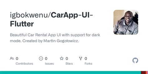 GitHub Igbokwenu CarApp UI Flutter Beautiful Car Rental App UI With Support For Dark Mode