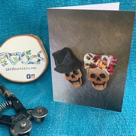 Sarahs Mosaics ‘frida And James Halloween Is Approaching Facebook