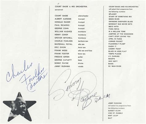 Count Basie Count Basie Alternative Music Music Stars Memorabilia Uk