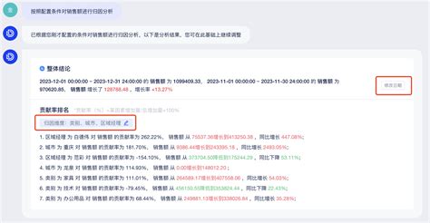 智能分析 指标波动的归因分析 《chatbi用户手册》
