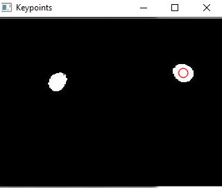 Python Why Cant I Do Blob Detection On This Binary Image Stack Overflow